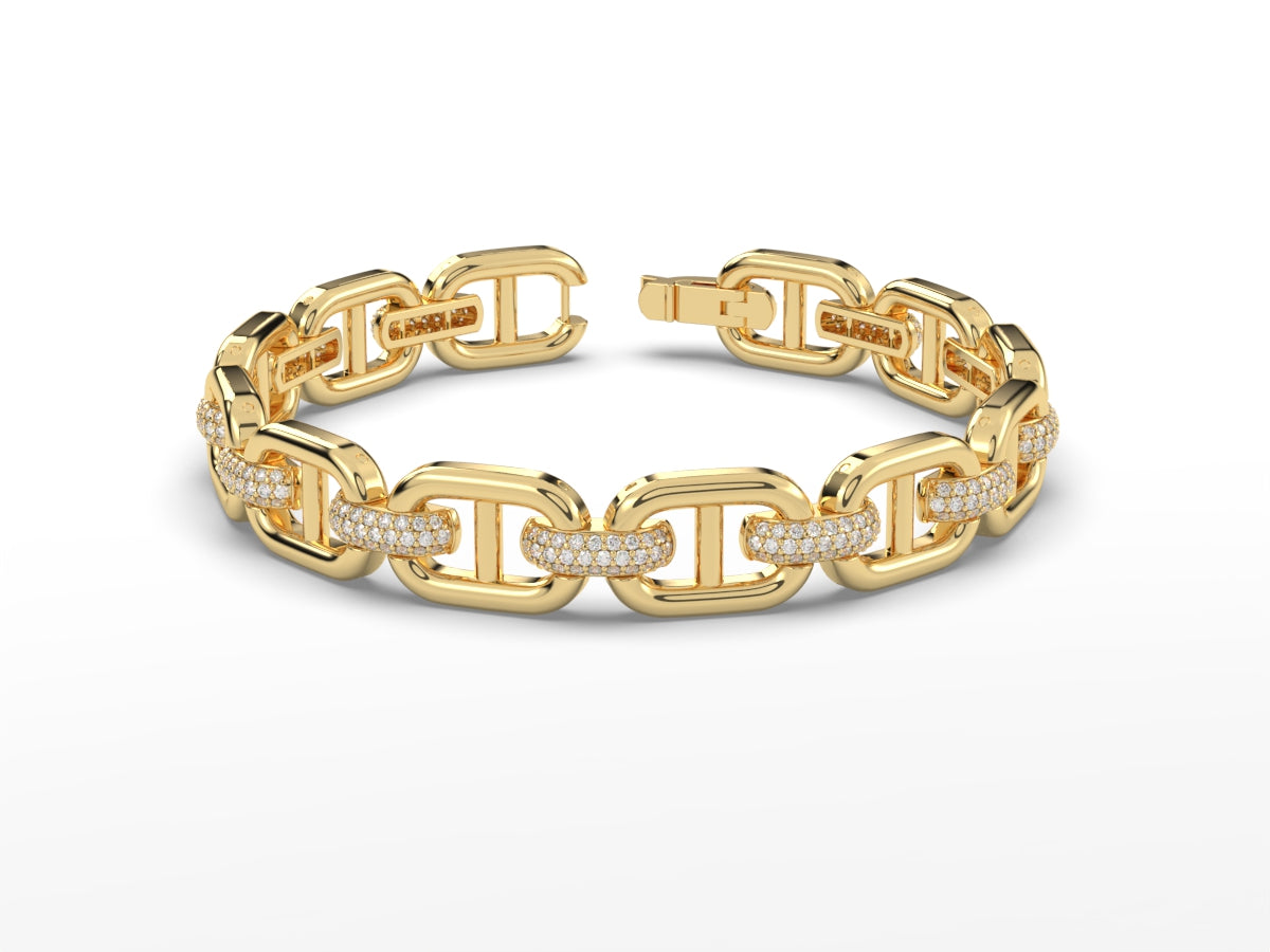Mariner Diamond Link Bracelet – Culet Jewellery